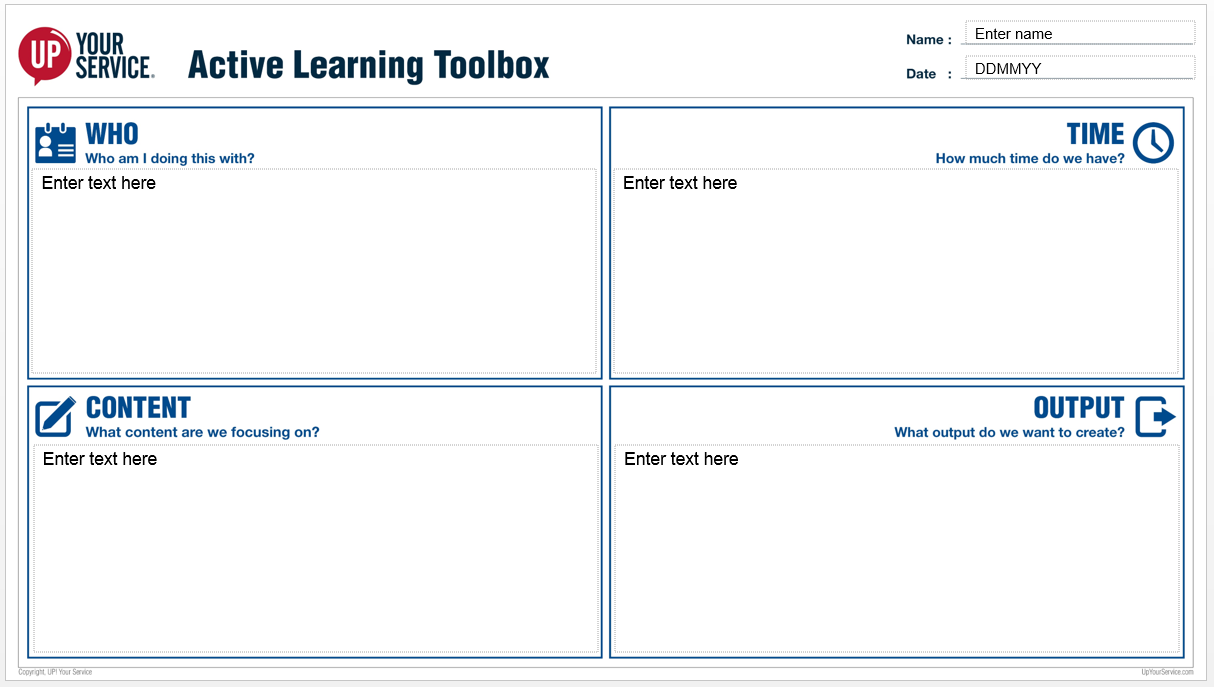 The Uplifting Service Active Learning Toolbox